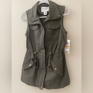 American Rag | Jackets & Coats | American Rag Cargo Olive Green Vest ...